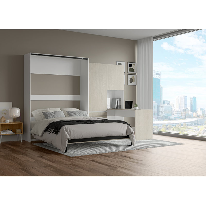 Hokku Designs Dez Efficient Bed with Storage and Desk Reviews Wayfair